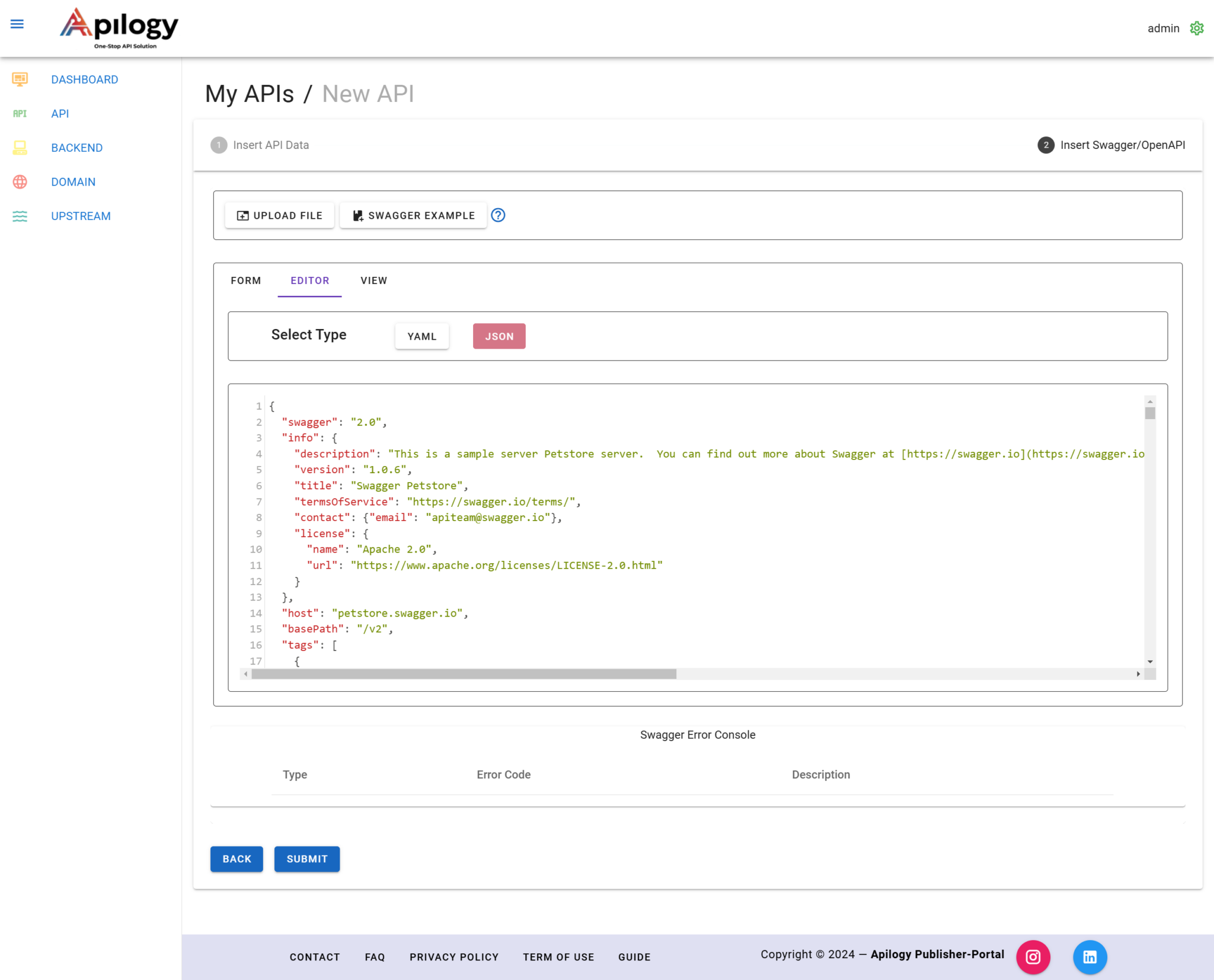 User Guide - How to Publish your API - Apilogy Blog